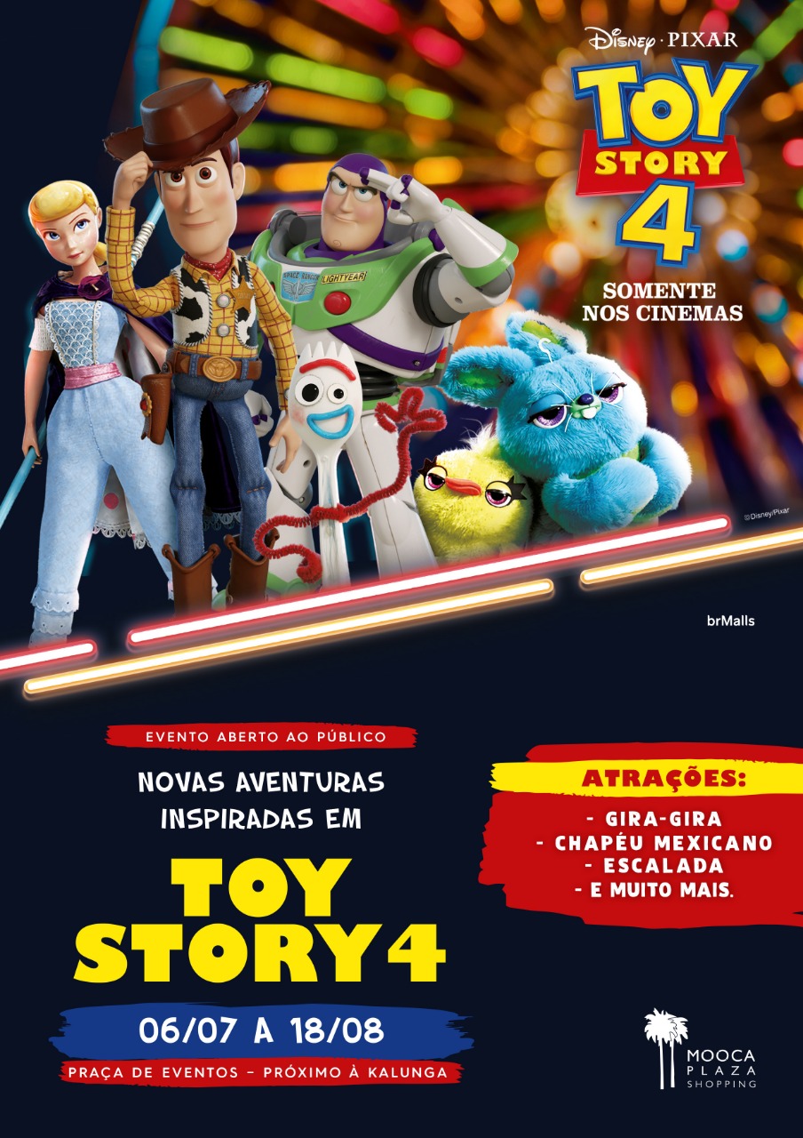 Mooca Plaza Shopping Recebe Evento Toy Story 4 Ep Grupo Conteúdo Mentoria Eventos